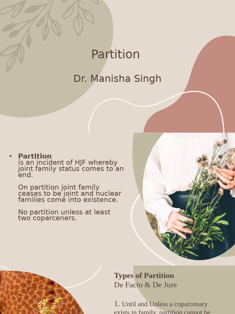 Partition | PDF