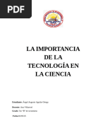 Ensayo Sobre Ciencia y Tecnología | PDF | Conocimiento | Science