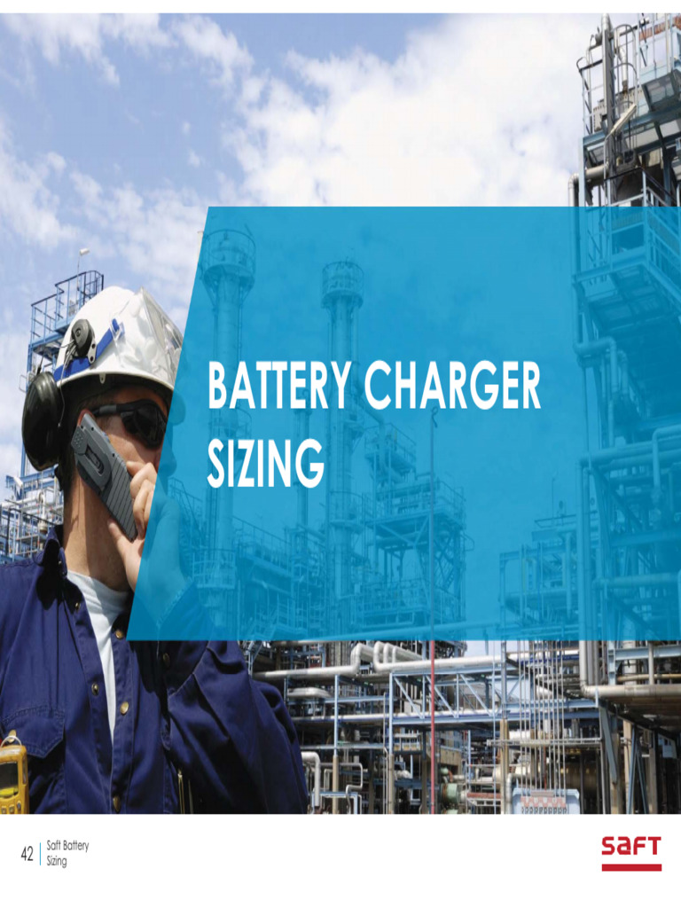 Battery Charger Sizing | PDF