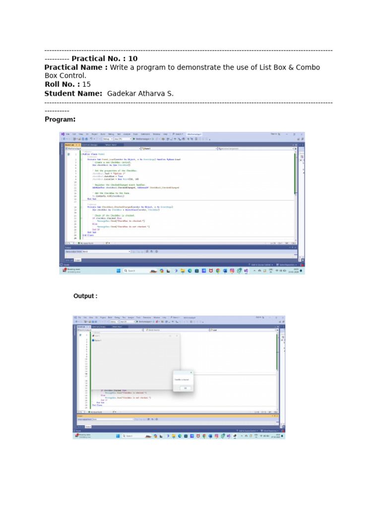 Pratical_No.10 GAD | PDF