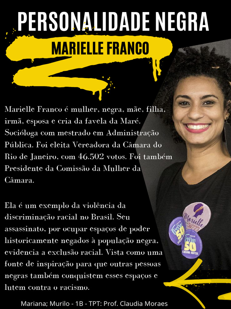 Marielle Franco: Símbolo da Luta Negra | PDF
