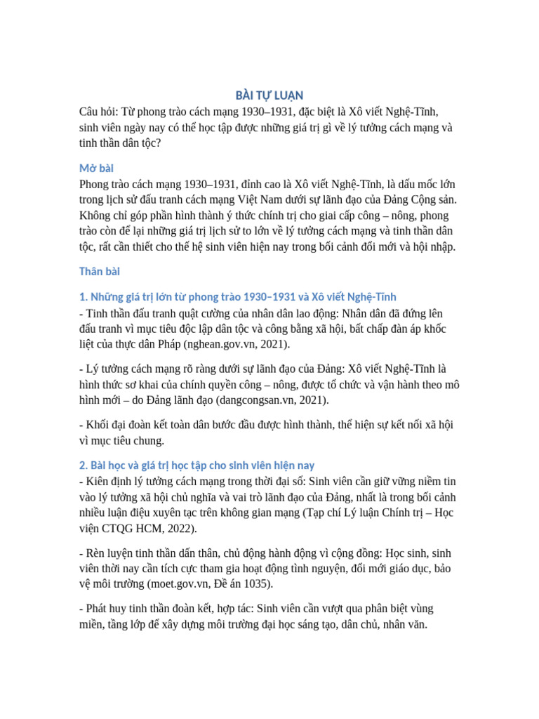 Bai Tu Luan Xo Viet Nghe Tinh | PDF