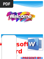 Introduction To MS Word | PDF | Microsoft Word | Application Software