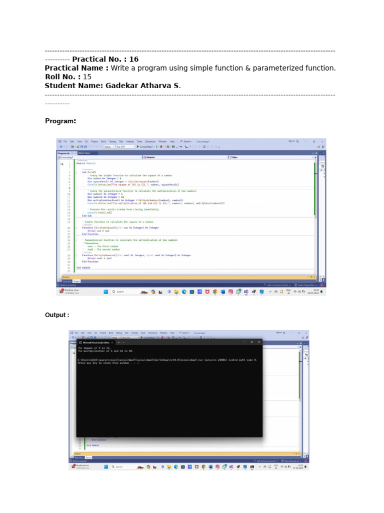 Practical - No 16 GAD | PDF