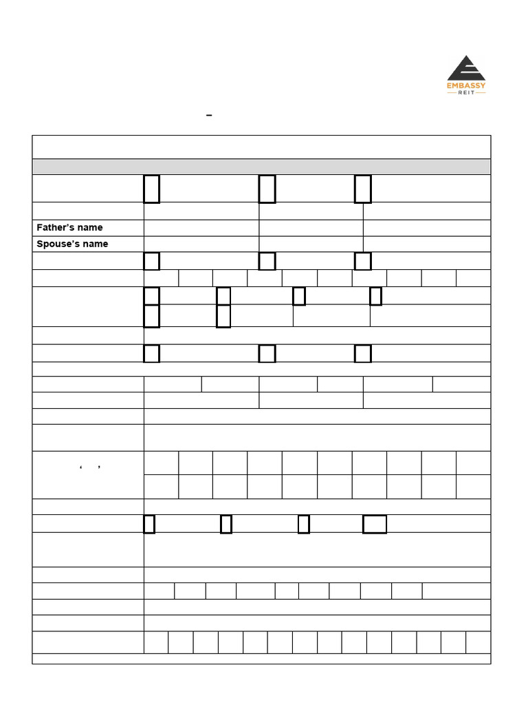 Annexure 1 - Eop Reit - Fatca Individual Form | PDF | Identity Document | Government
