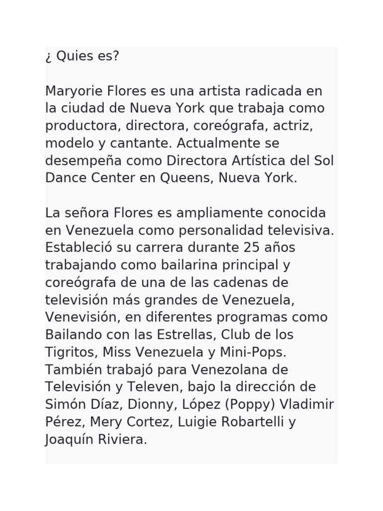 Maryorie | PDF
