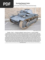 Surviving Panzer IV Variants List | PDF | Panzer Iv | World War II ...