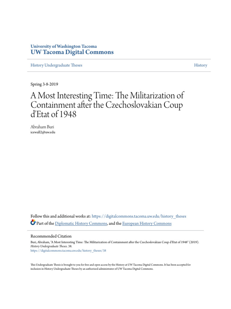 A Most Interesting Time - The Militarization of Containment After | PDF ...