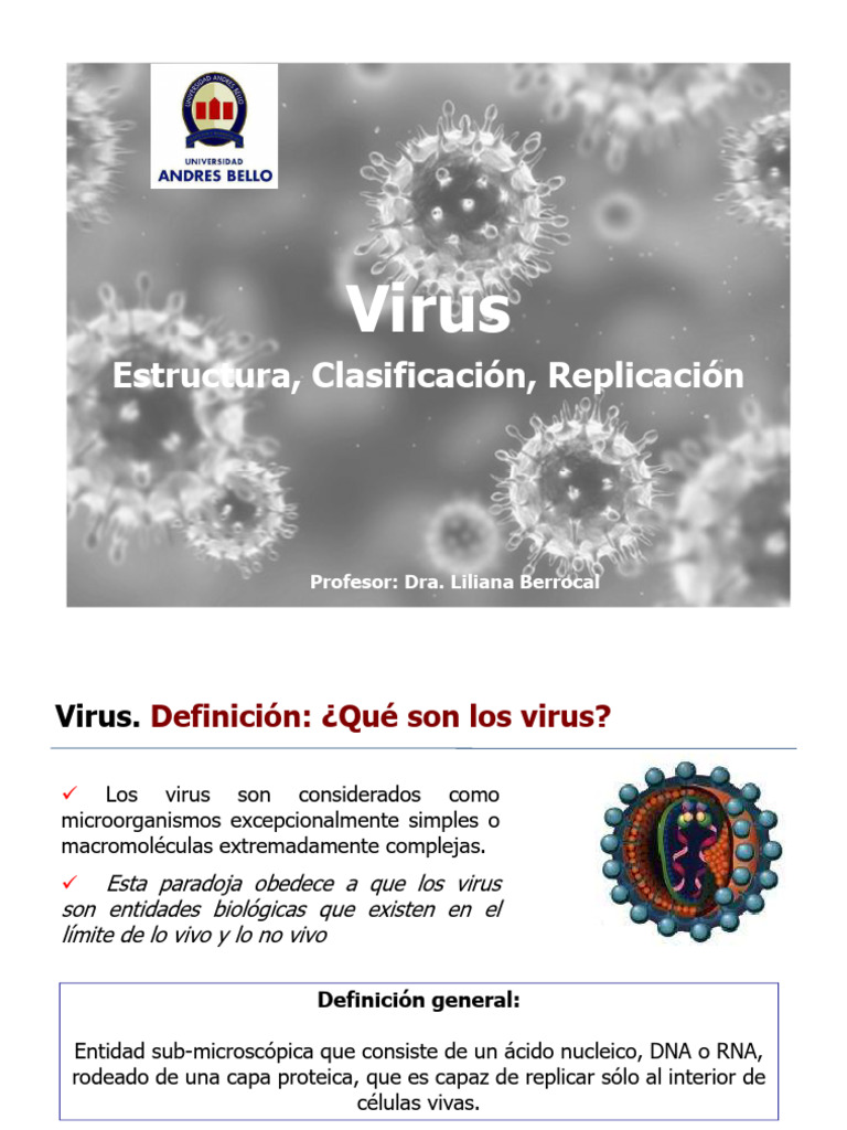 Clase 13 - 2025 - Biología de Virus | PDF | Virus | Ciencias de la vida