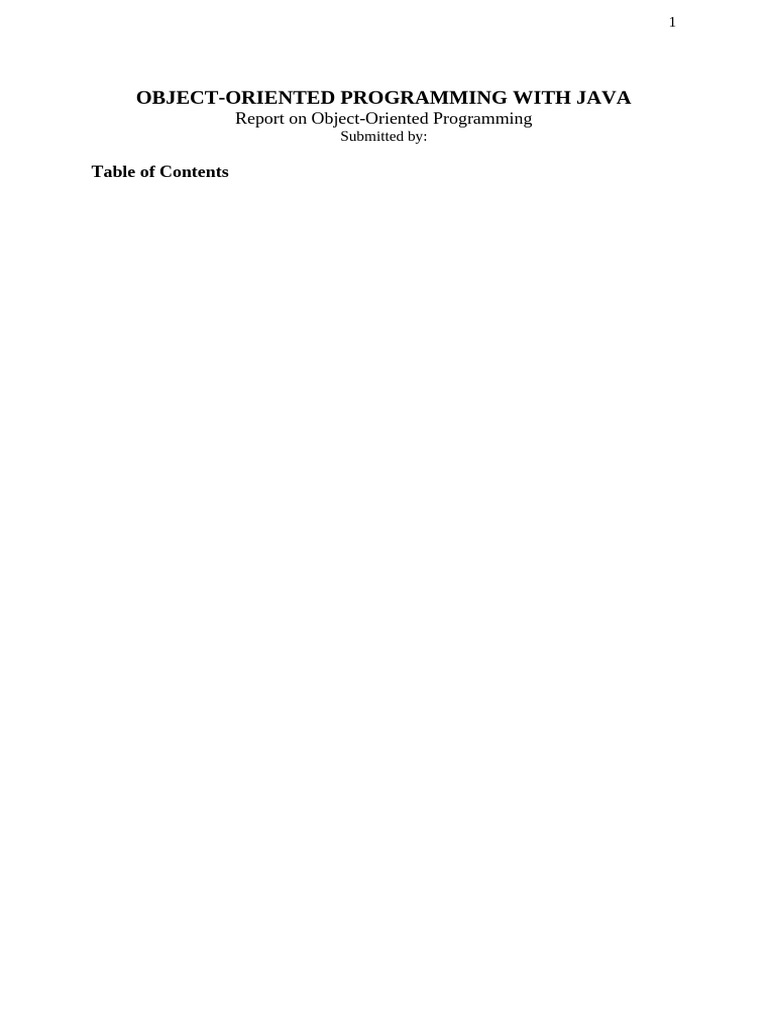 Corrected Report English | PDF | Method (Computer Programming) | Inheritance (Object Oriented ...
