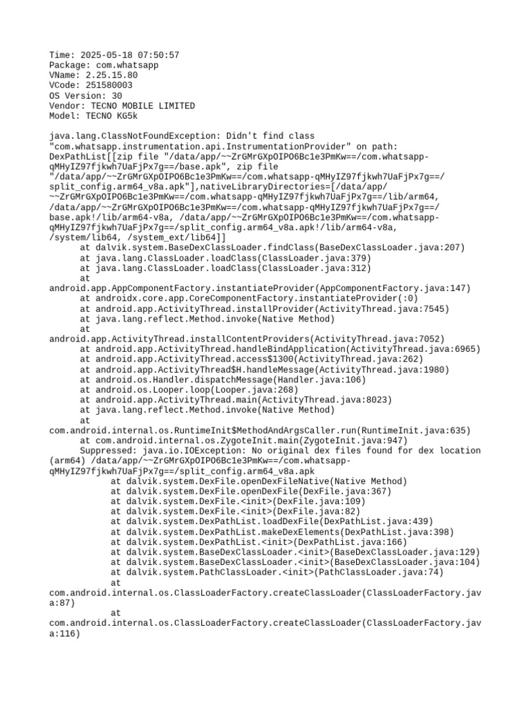Error Log Jy.x.separation.zmac.Jual | PDF | Java (Programming Language) | Embedded Linux