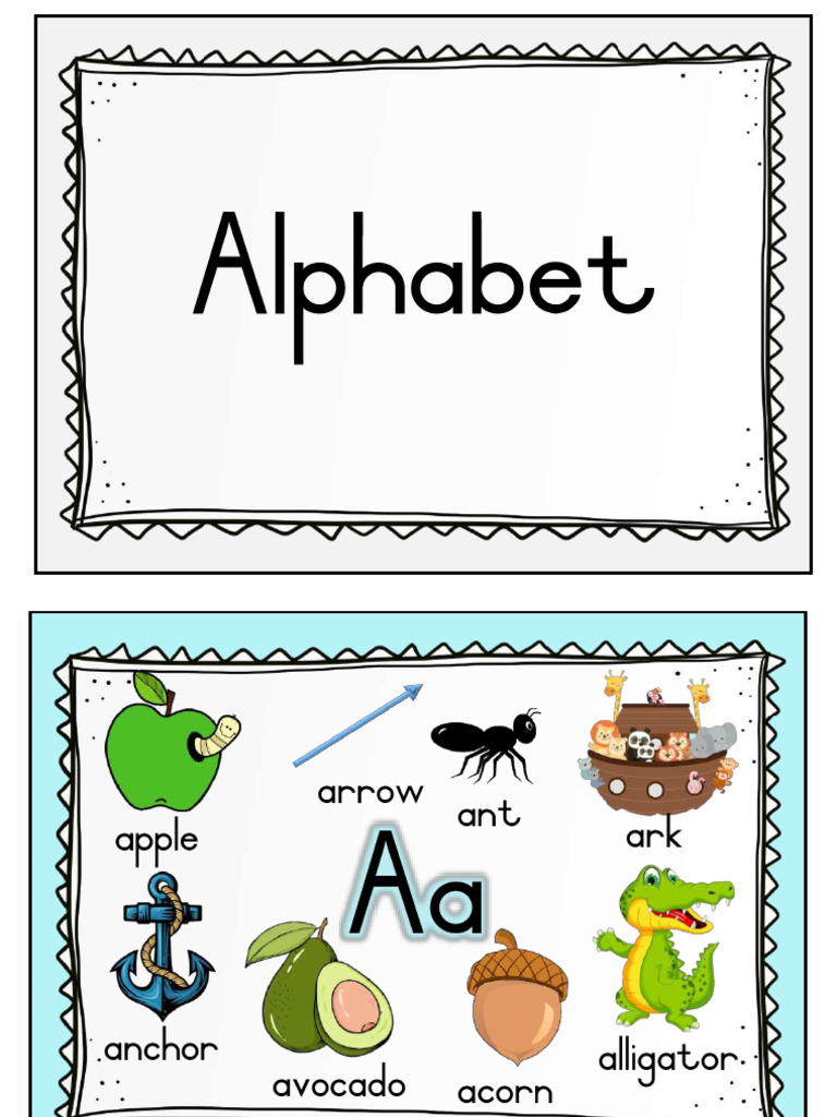 Pastel Alphabet Words-1 | PDF