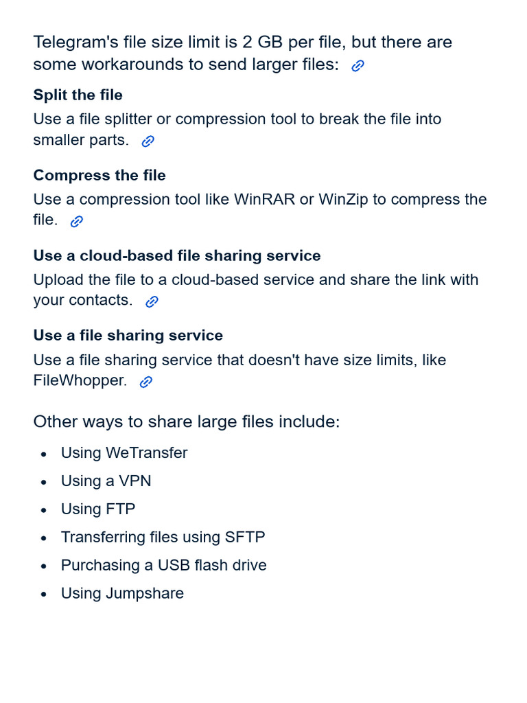 How To Upload 5gb Telegram File - Google Search | PDF