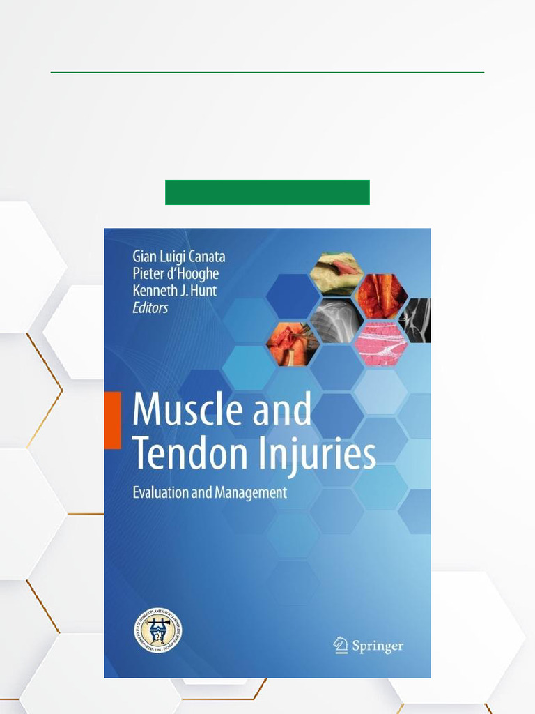 Muscle and Tendon Injuries Evaluation and Management Complete Book ...