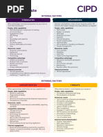 CIPD SWOT and PESTLE Analysis Guide | PDF | Competitive Advantage ...