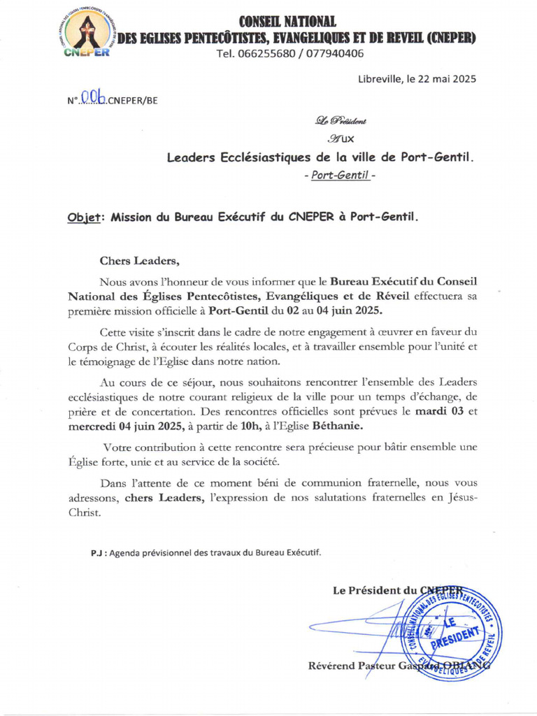 Mission POG CNEPER | PDF