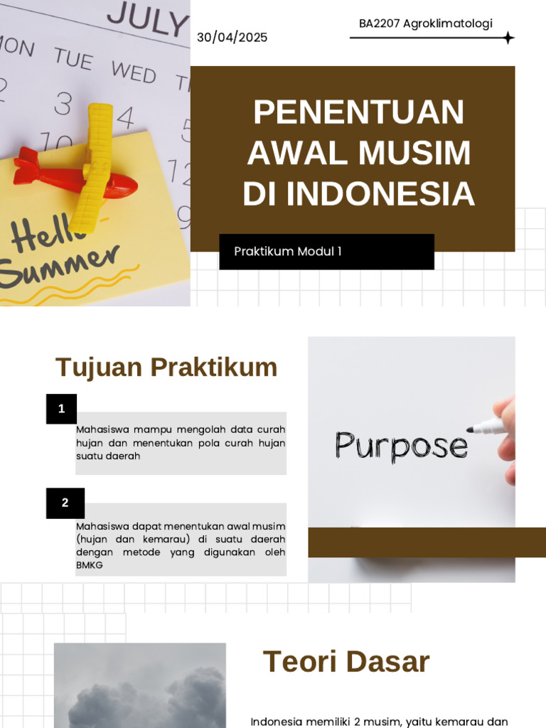 Materi Modul 1 - Penentuan Awal Musim | PDF