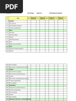 Toilet Log Sheet | PDF