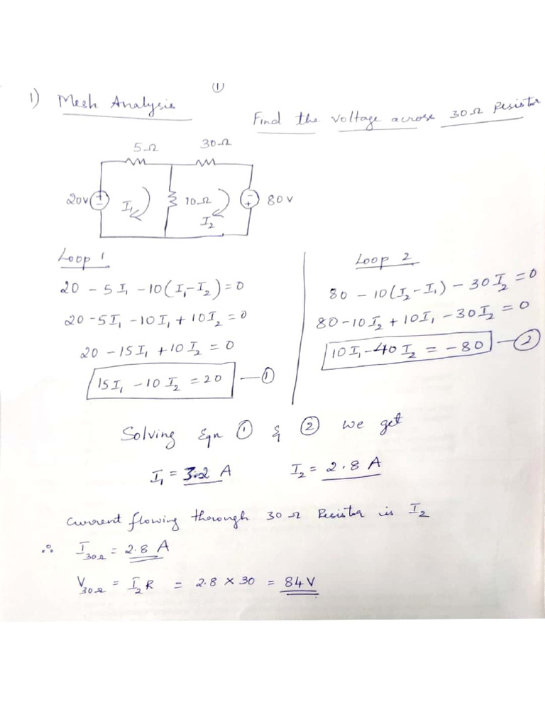 Problems On D.C Circuits | PDF