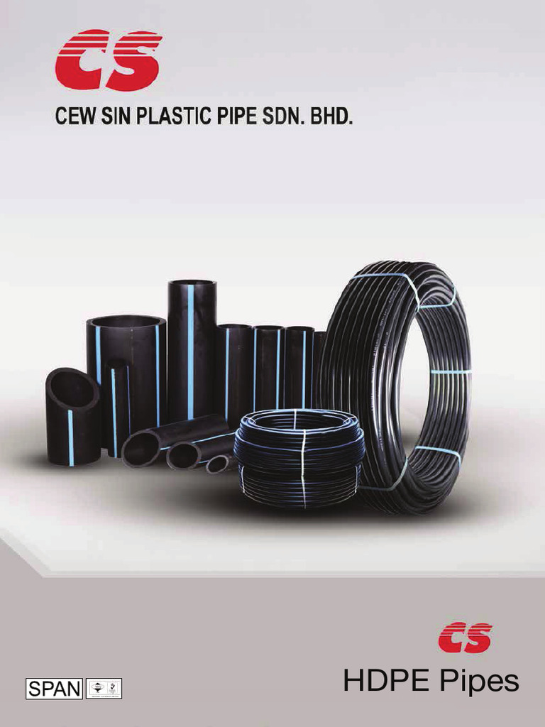 HDPE Pipe Product Specifications | PDF | Pipe (Fluid Conveyance ...