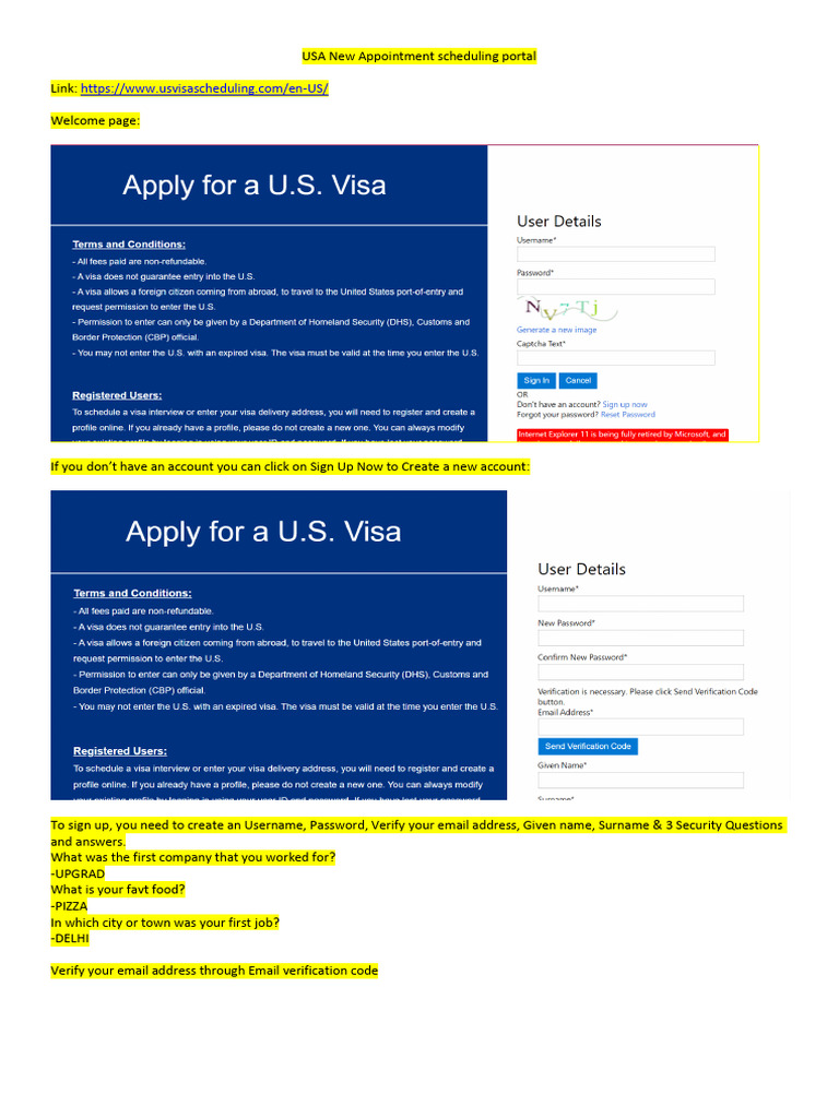 CGI - Appointment Scheduling Portal Refrence | PDF | Payments | Visa Inc.