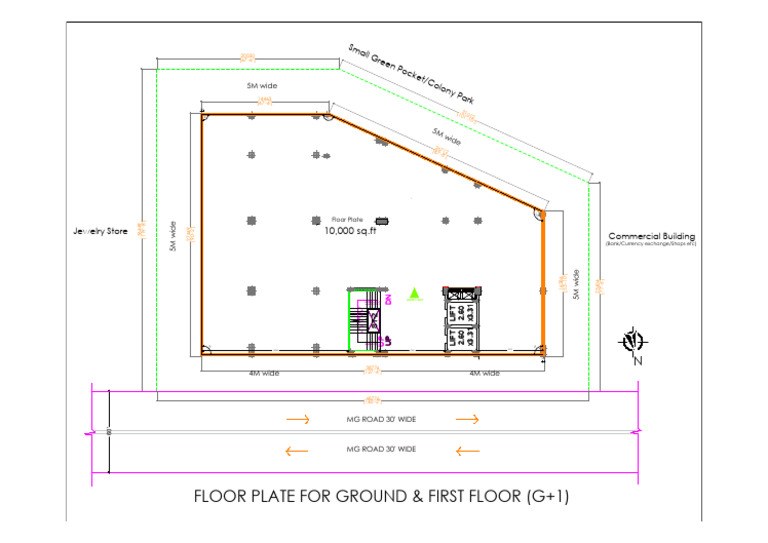 Ground Floor Plate Plan Details | PDF