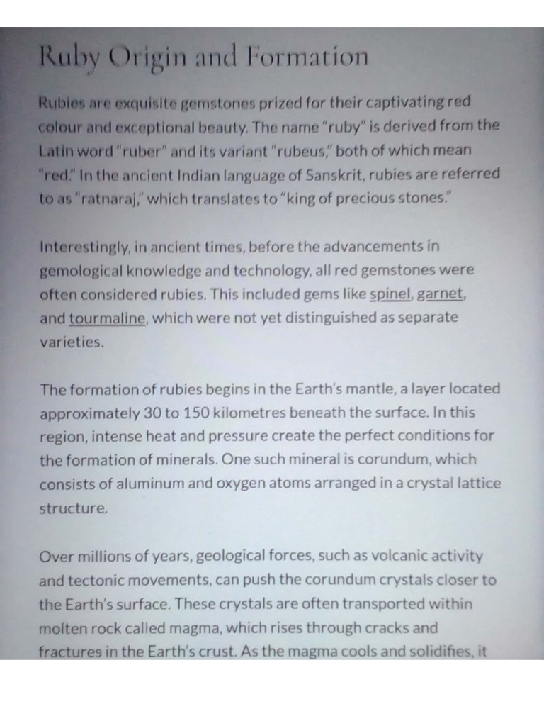 Ruby Information | PDF