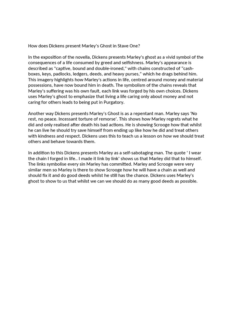Marley's Ghost | PDF