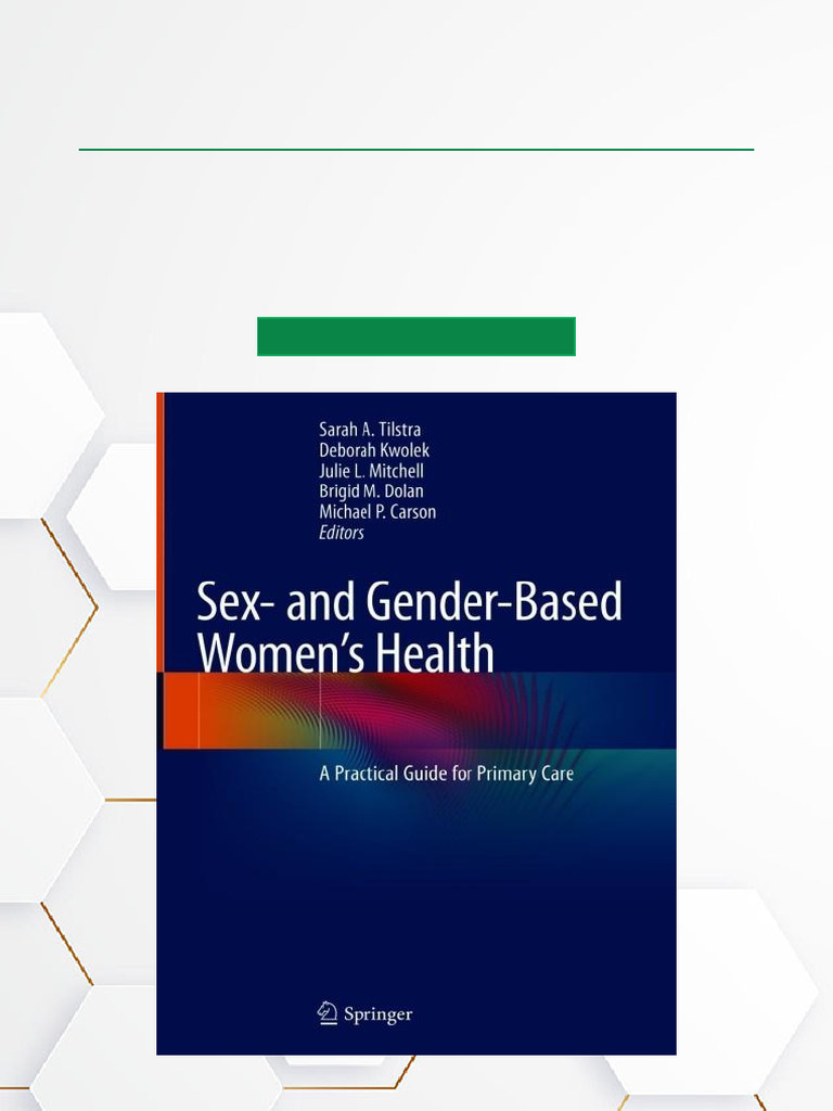 Sex and Gender Based Women's Health A Practical Guide For Primary Care PDF Ebook With Full ...