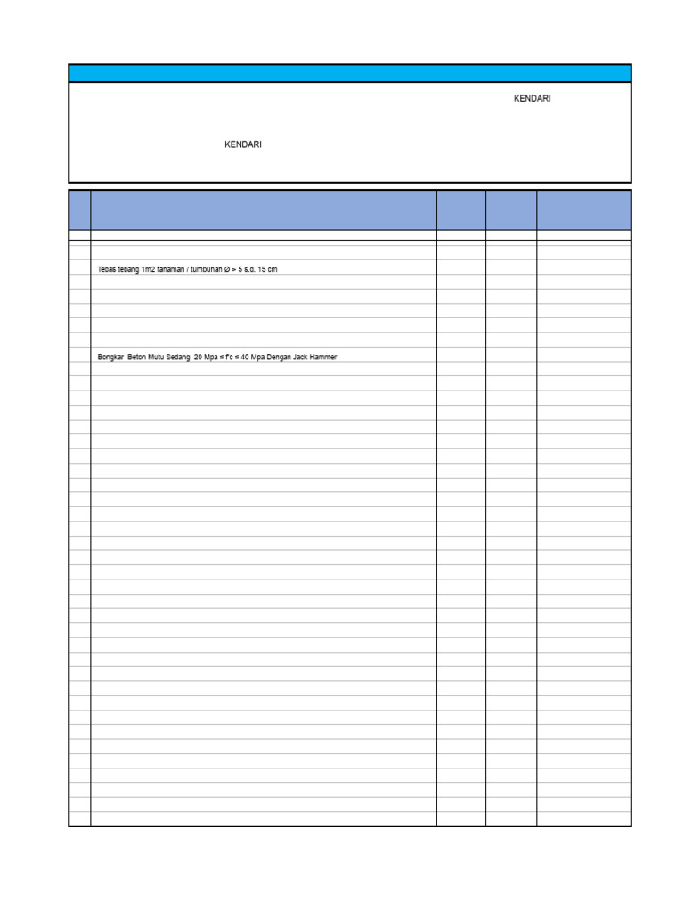 Rekap Analisa Tanpa Ppn 11(Autosaved) | PDF
