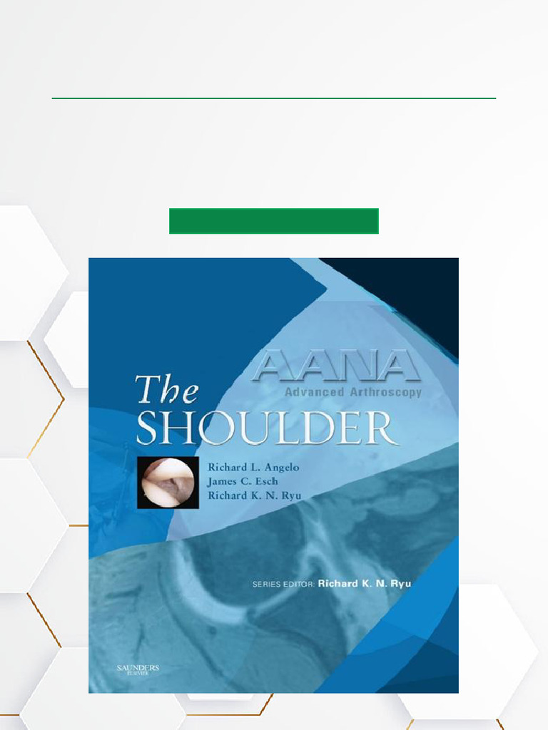 AANA Advanced Arthroscopy The Shoulder Electronic 1st Edition PDF | PDF ...