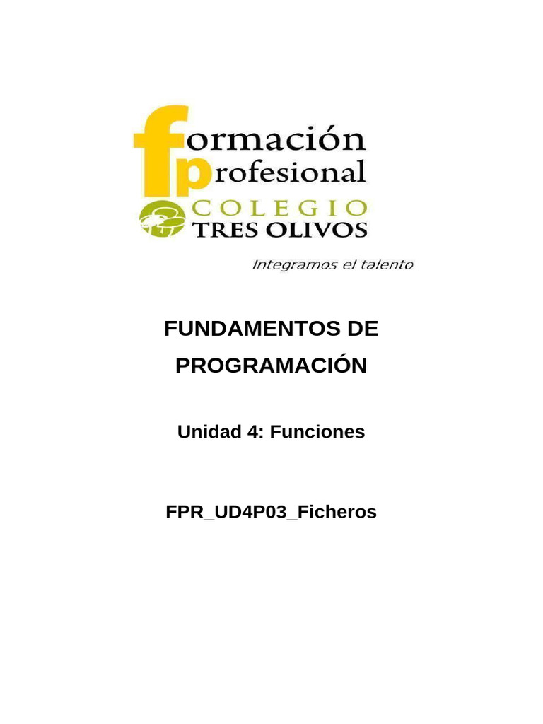 FPR UD4P03 Ficheros AV | PDF