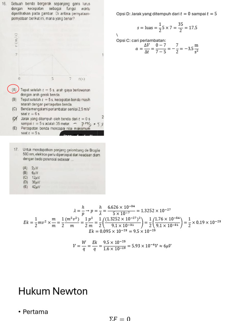 Fisika UGM 23 Mei 2025 | PDF