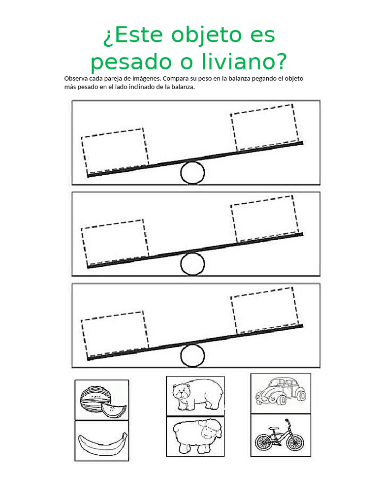 Ficha Pesado Liviano | PDF