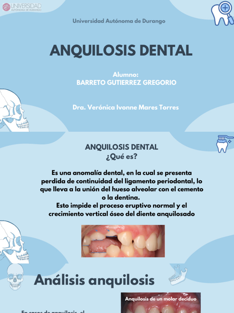 Anquilosis, Gregorio Barreto. | PDF