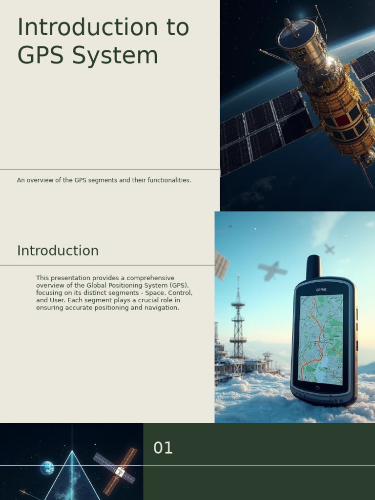 Introduction to GPS System | PDF | Global Positioning System | Antenna (Radio)