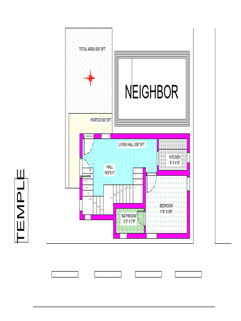 444 SFT Home India | PDF