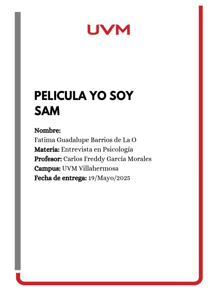 Yo Soy Sam | PDF | Empatía | Sicología