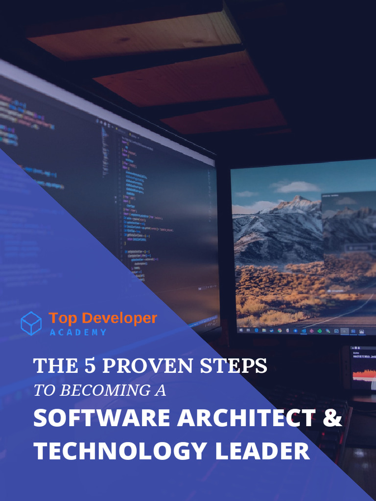 The 5 Proven Steps To Becoming A Software Architect and Technology ...