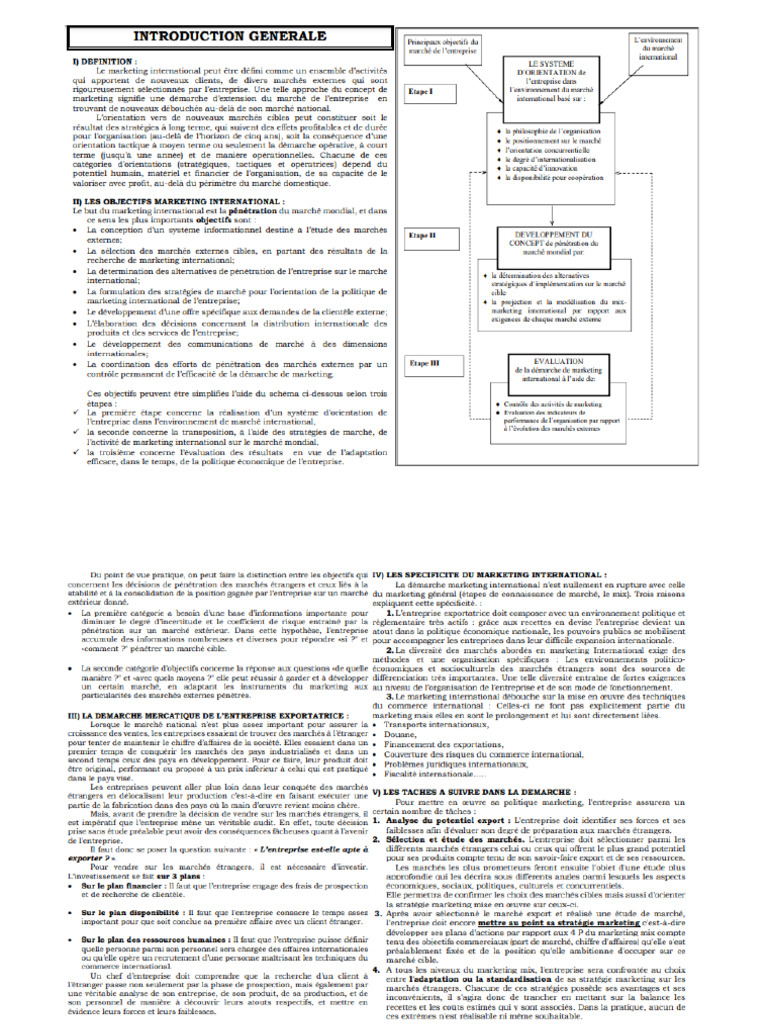 CHAPITRES 1 - 2 Et 3 | PDF