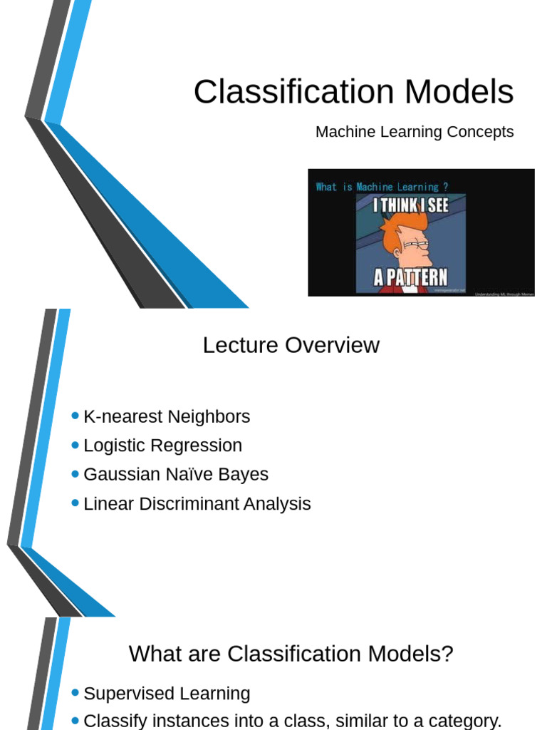 2 - Classification Models | PDF | Statistical Classification | Logistic Regression