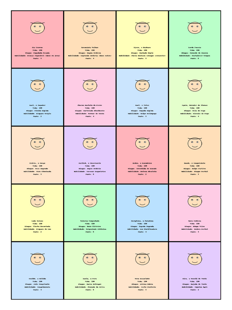 Cards RPG Com Imagens | PDF