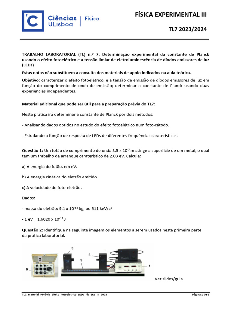 TL7_FE_III_material_PPrevia_Efeito_Fotoeletrico_LEDs_Fis_Exp_III_2024 ...