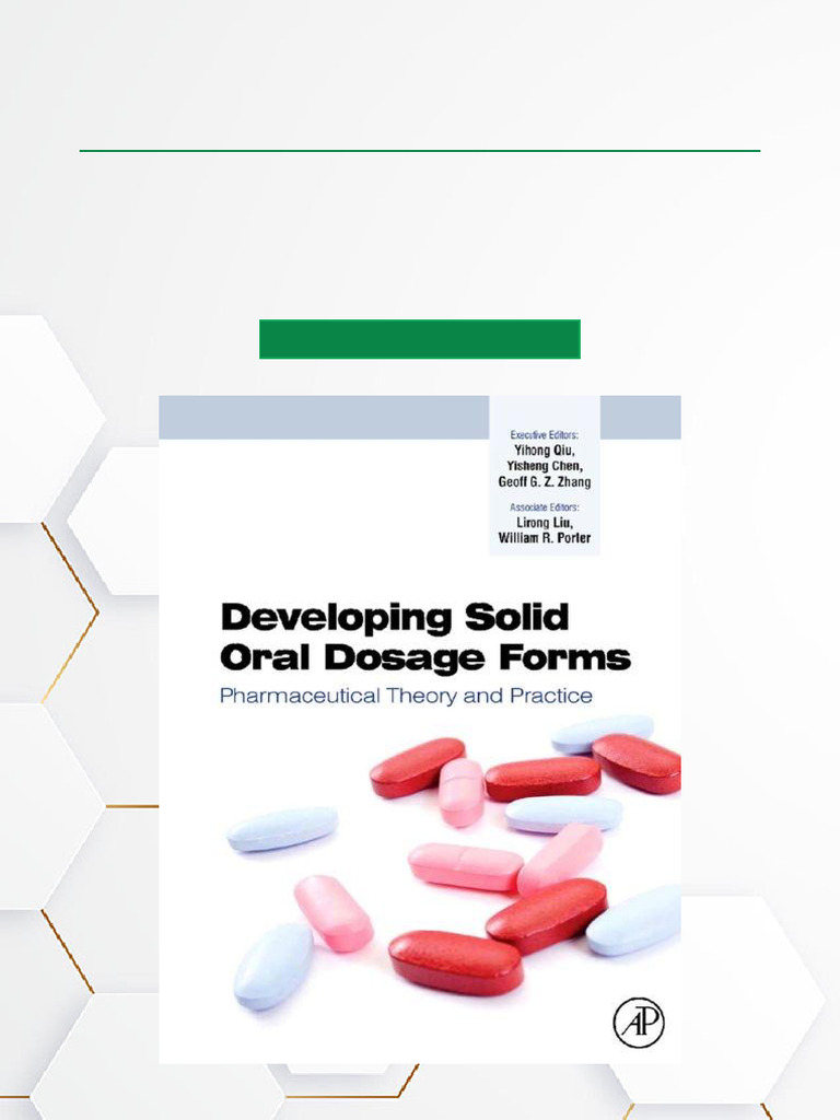 Developing Solid Oral Dosage Forms | PDF | Solubility | Intermolecular ...