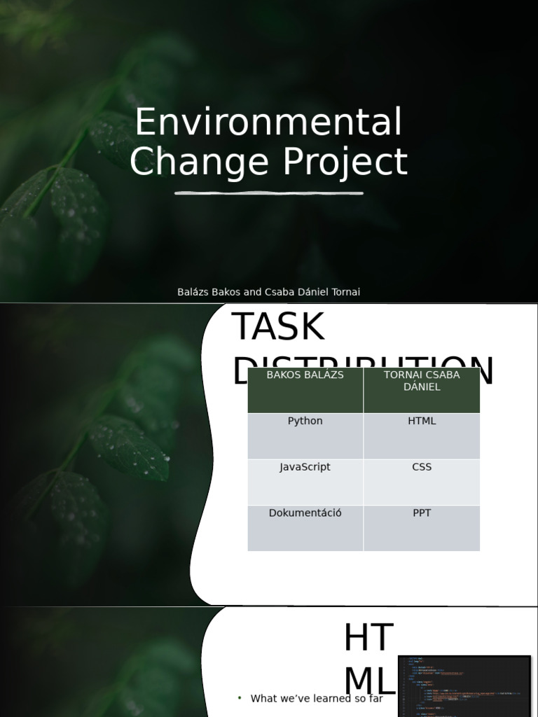 Environmental Change | PDF