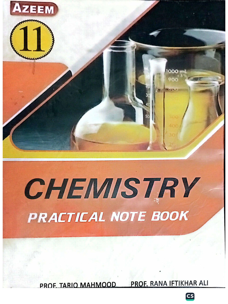 Chemistry 11th Practicals | PDF