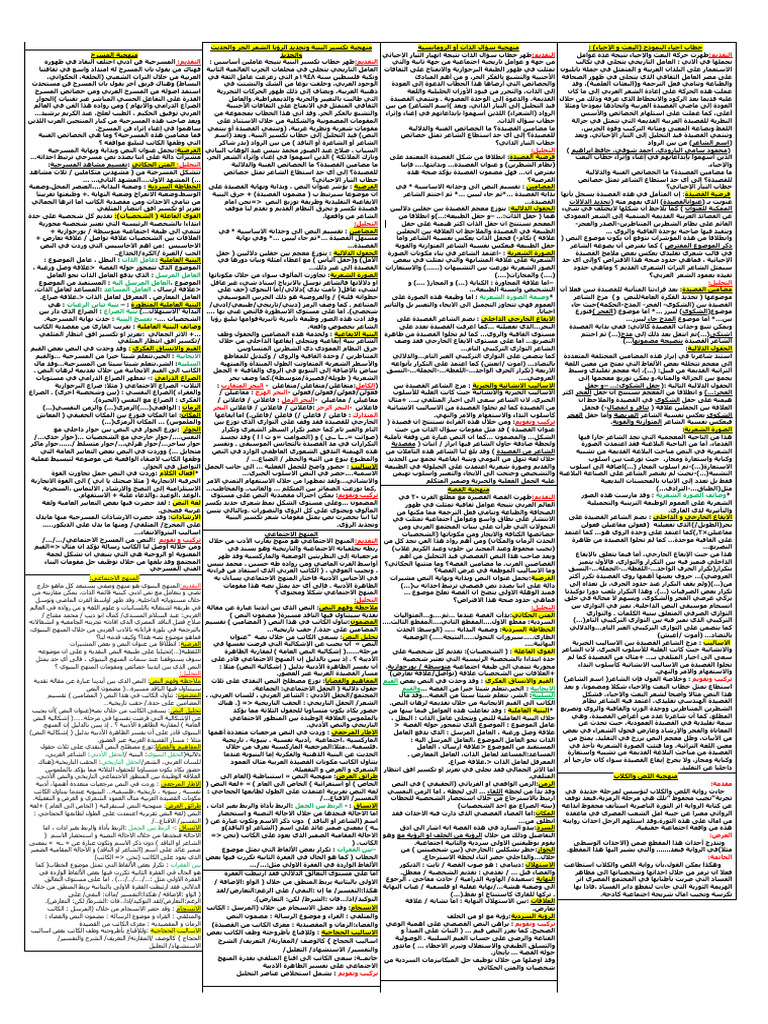 Tsarir Arabic 2bac Document | PDF