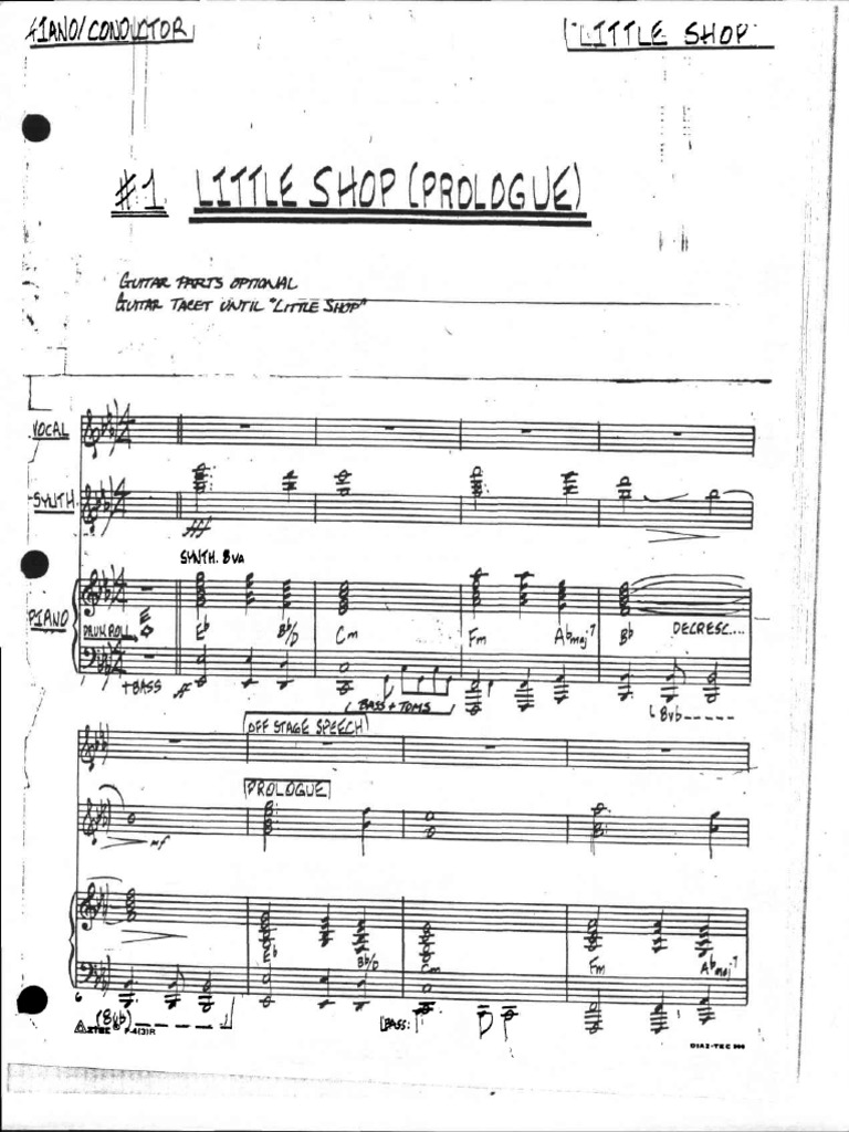 Little Shop of Horrors (Original) | PDF
