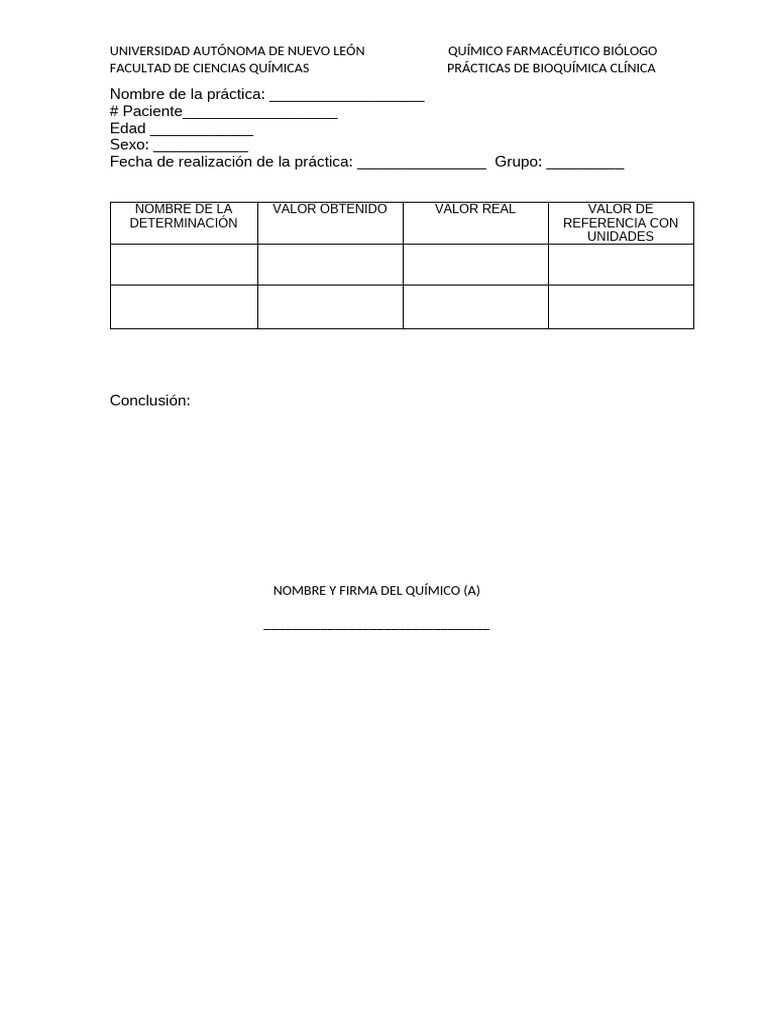 Formato Para Reportar Modificado | PDF