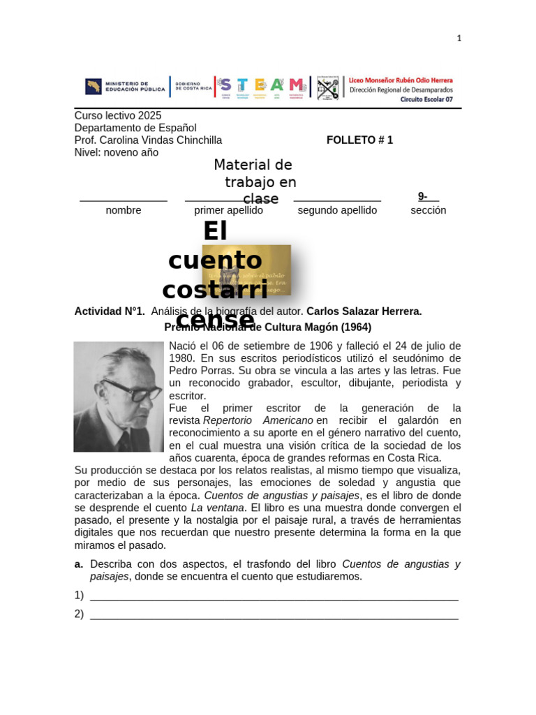 Folleto 1 FEA | PDF